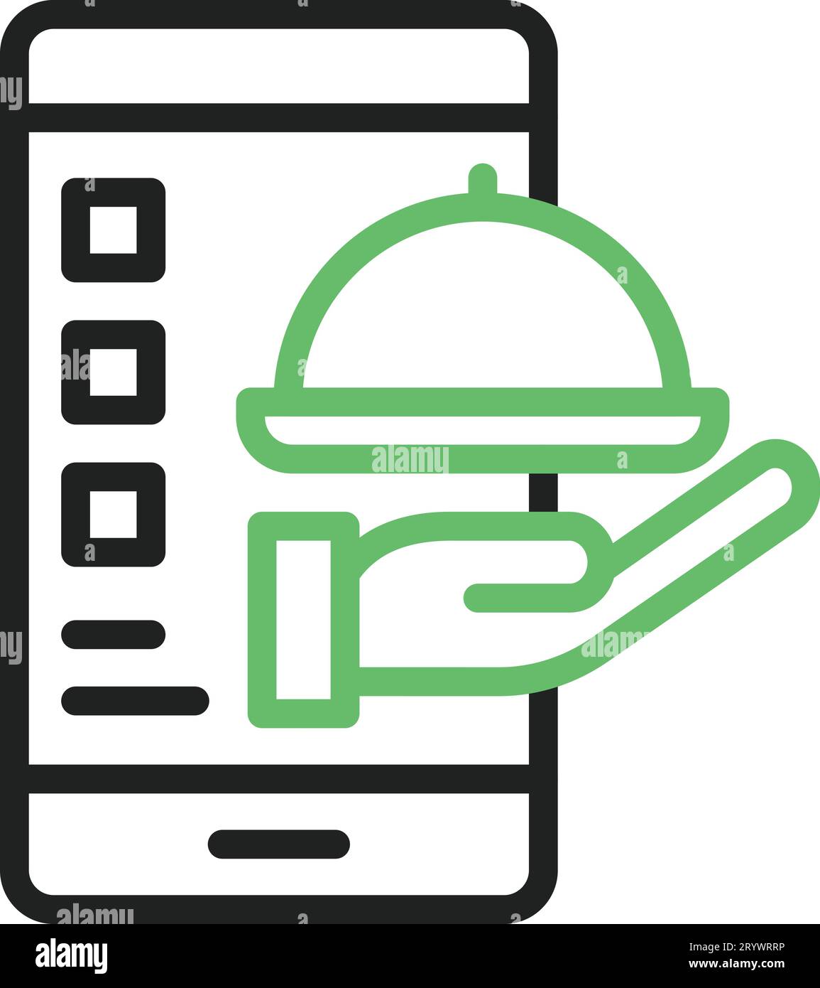 Food App icon vector image Stock Vector Image & Art - Alamy