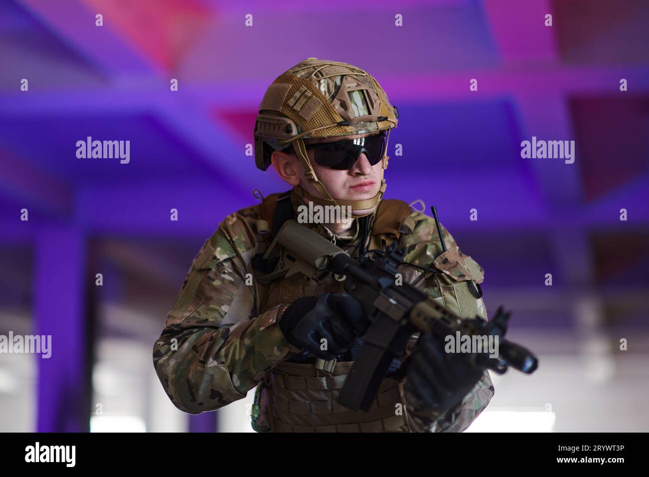 A professional soldier undertakes a perilous mission in an abandoned ...