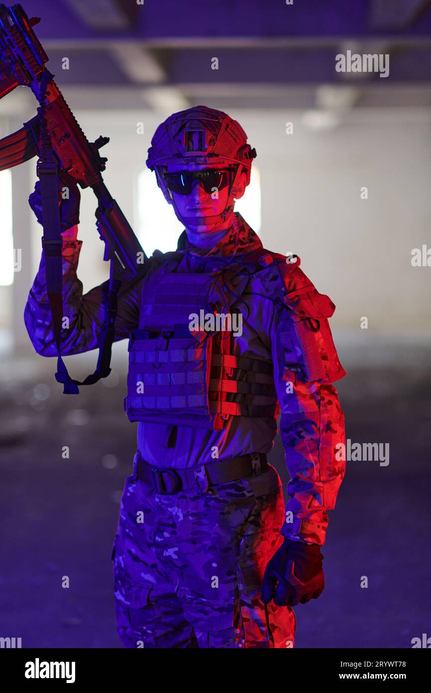 A professional soldier undertakes a perilous mission in an abandoned ...