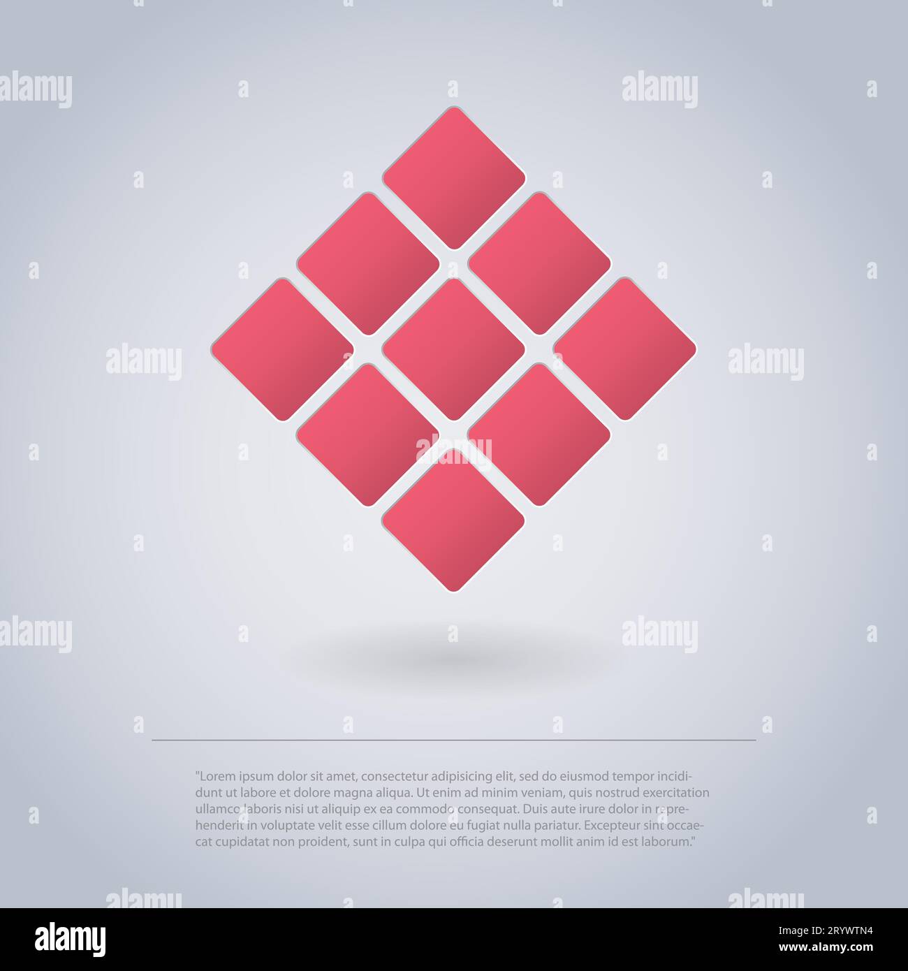 Icon Design Made of Squares for Infographics Stock Vector Image & Art ...