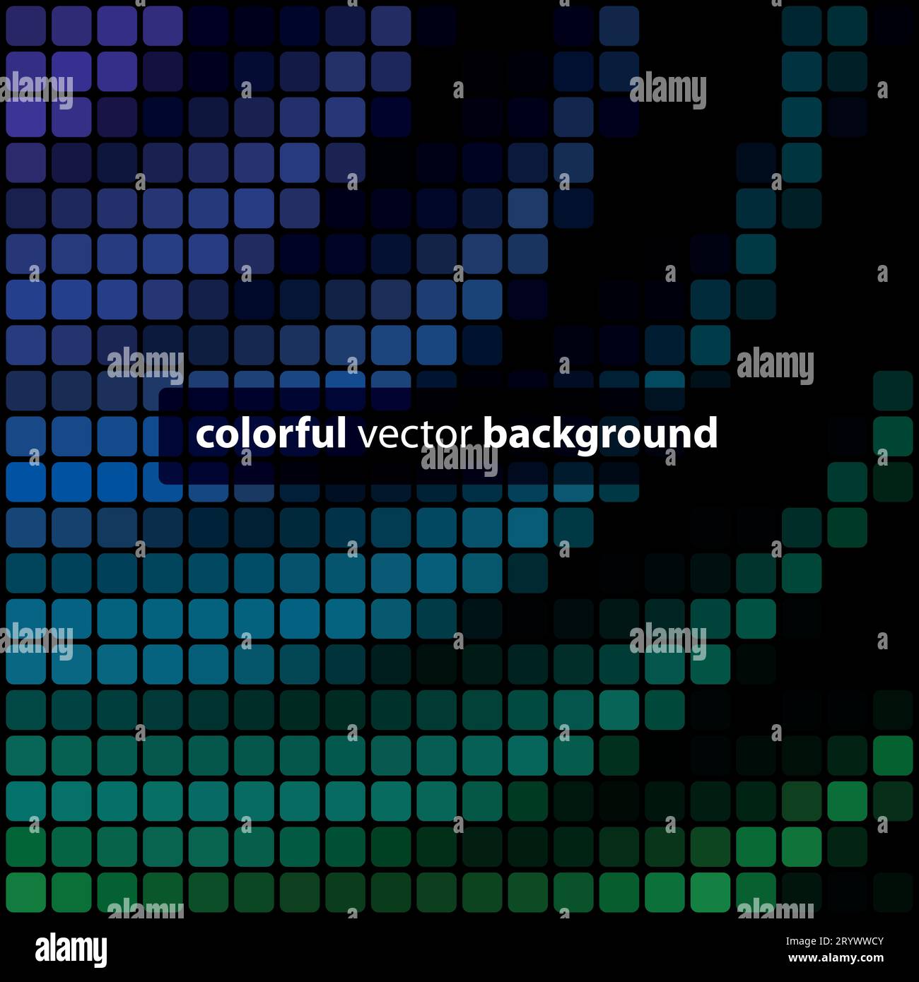 Abstract Mosaic Square Tiles Texture Background Stock Vector Image ...