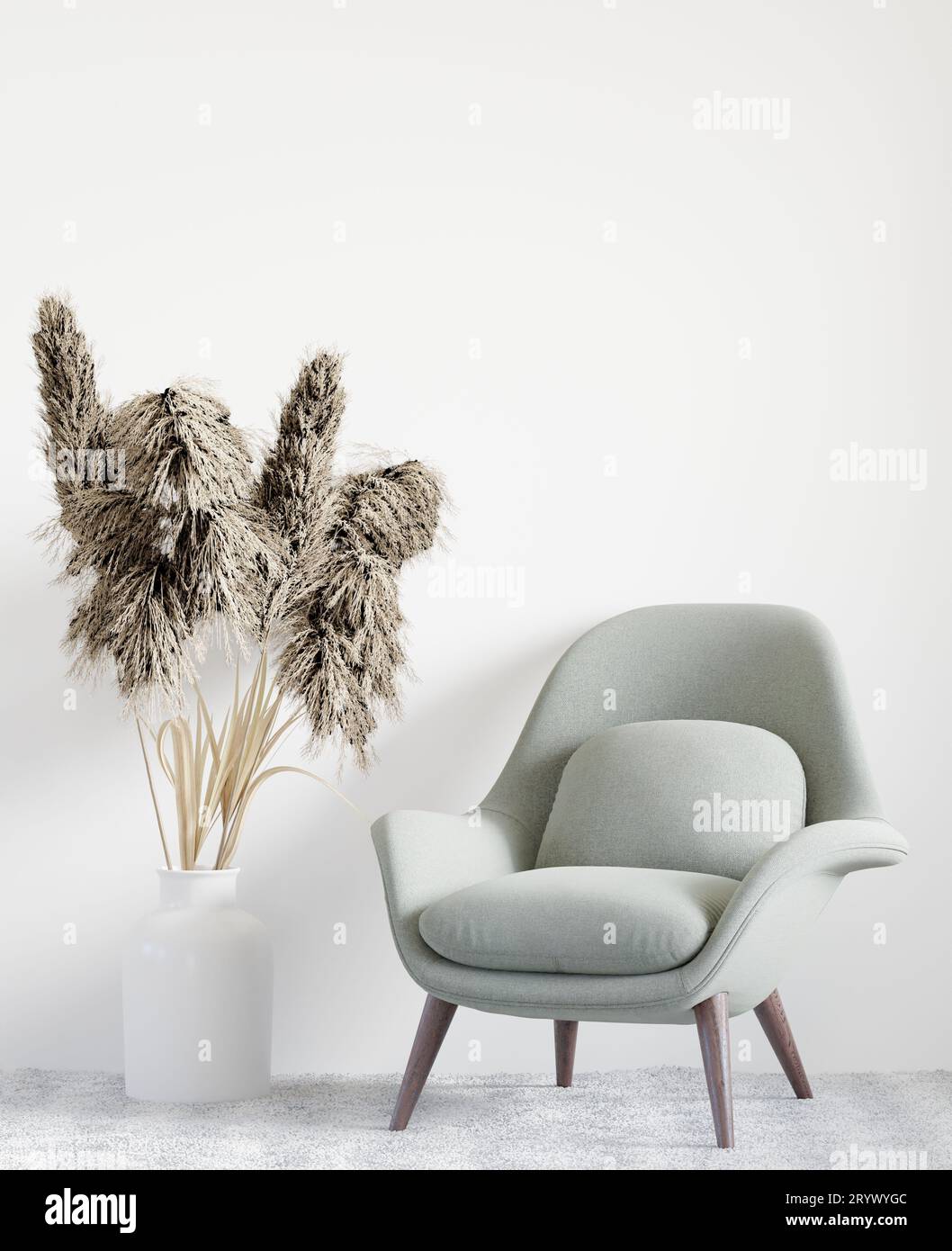 Light green interior design Stock Photo - Alamy