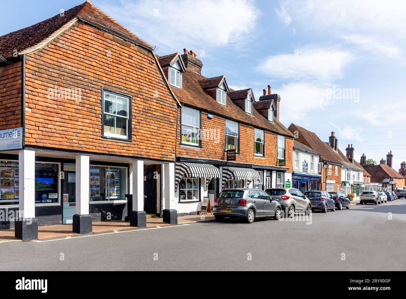High Street, Wadhurst, East Sussex, England, United Kingdom Stock Photo ...