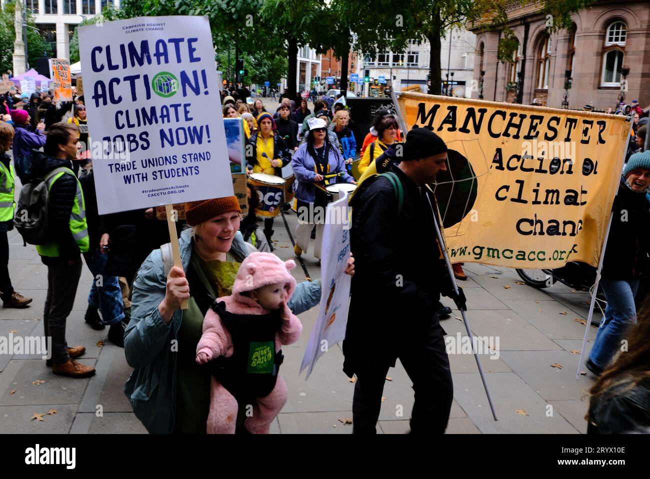 Manchester, UK. 6th Nov 2022. People gather for the Global Day for ...