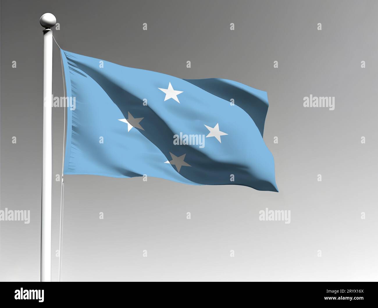 Micronesia silk flag hi-res stock photography and images - Alamy