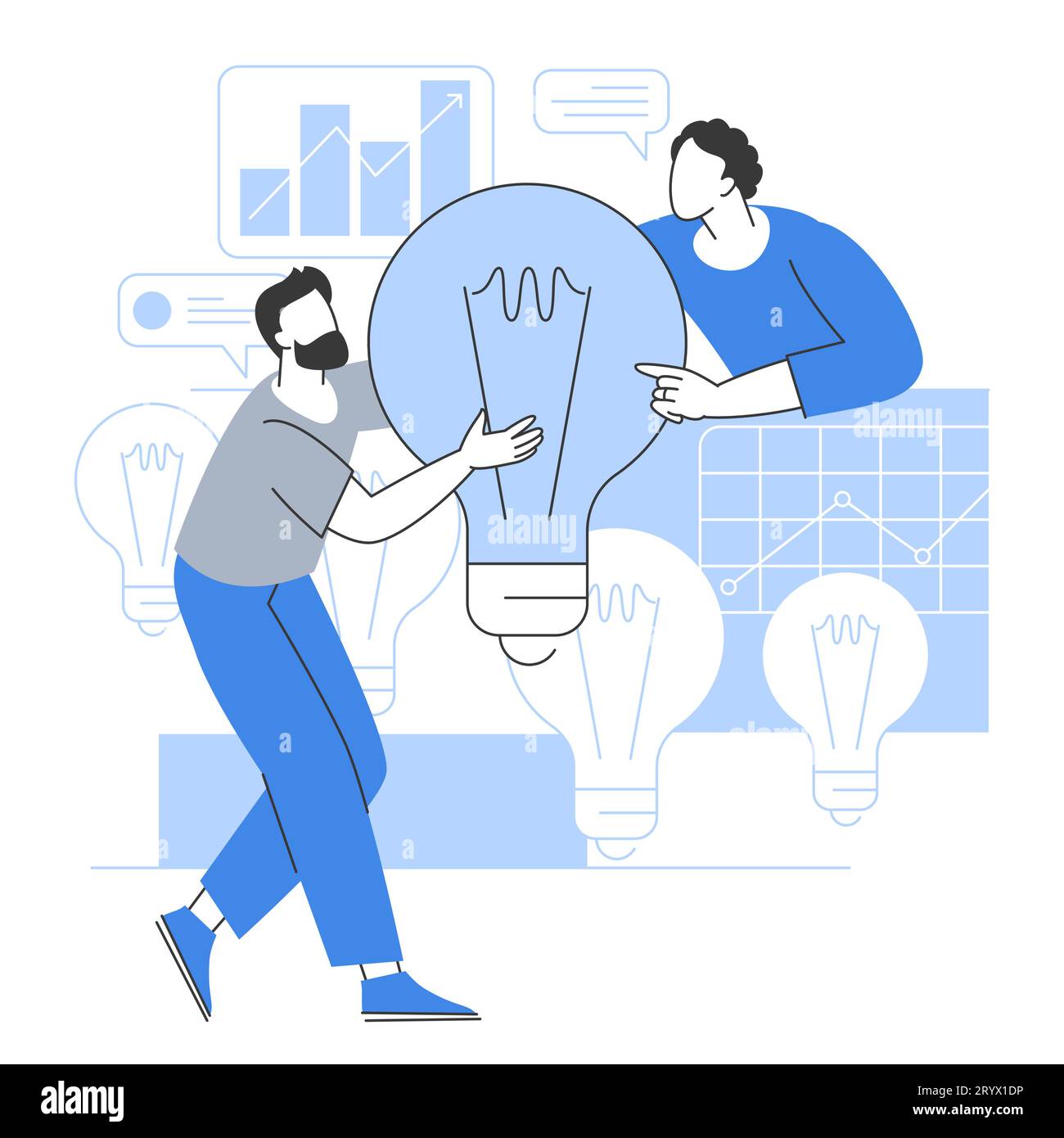 Business plan concept idea Stock Vector Images - Alamy