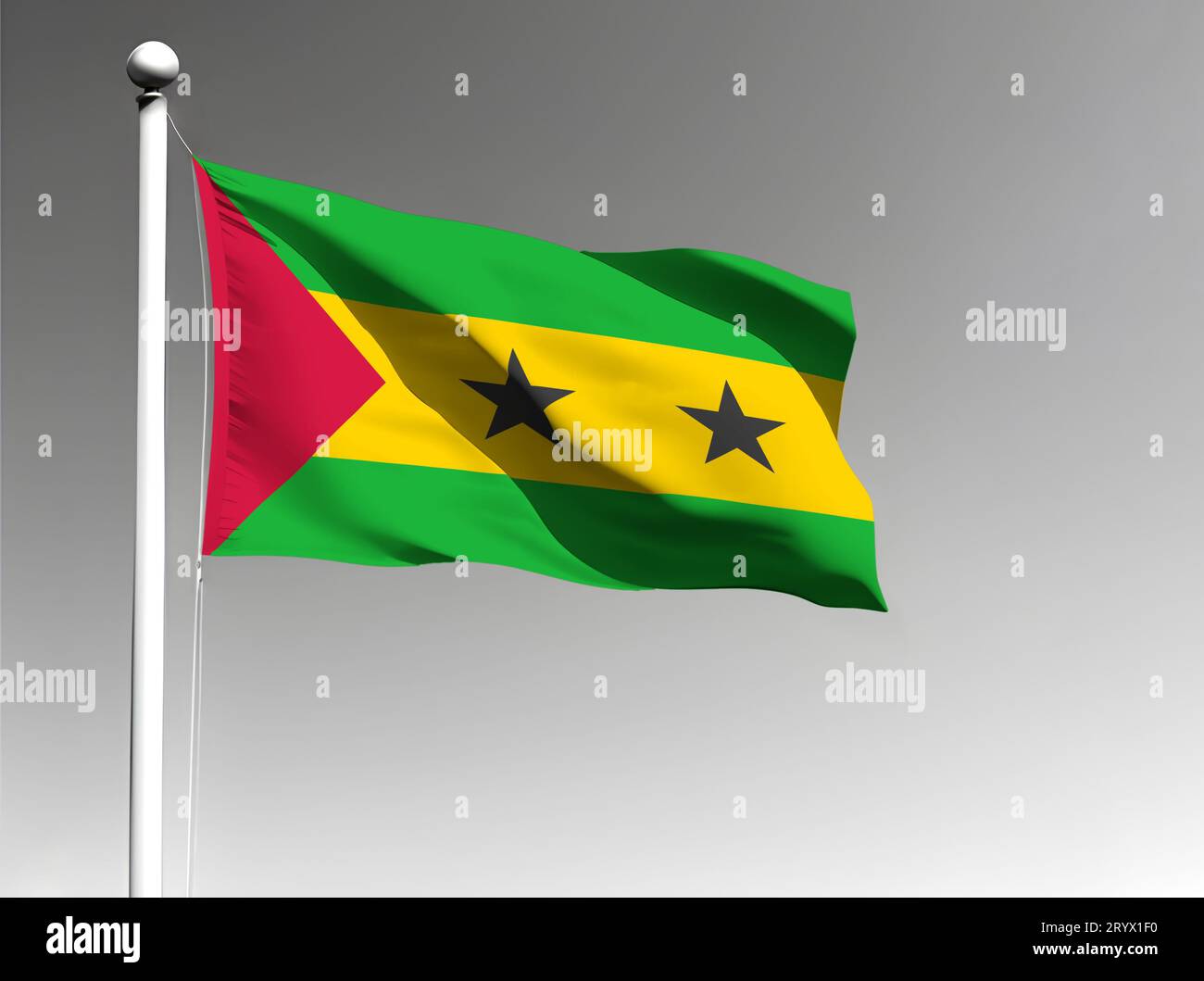 Sao tome principe flag on hi-res stock photography and images - Alamy