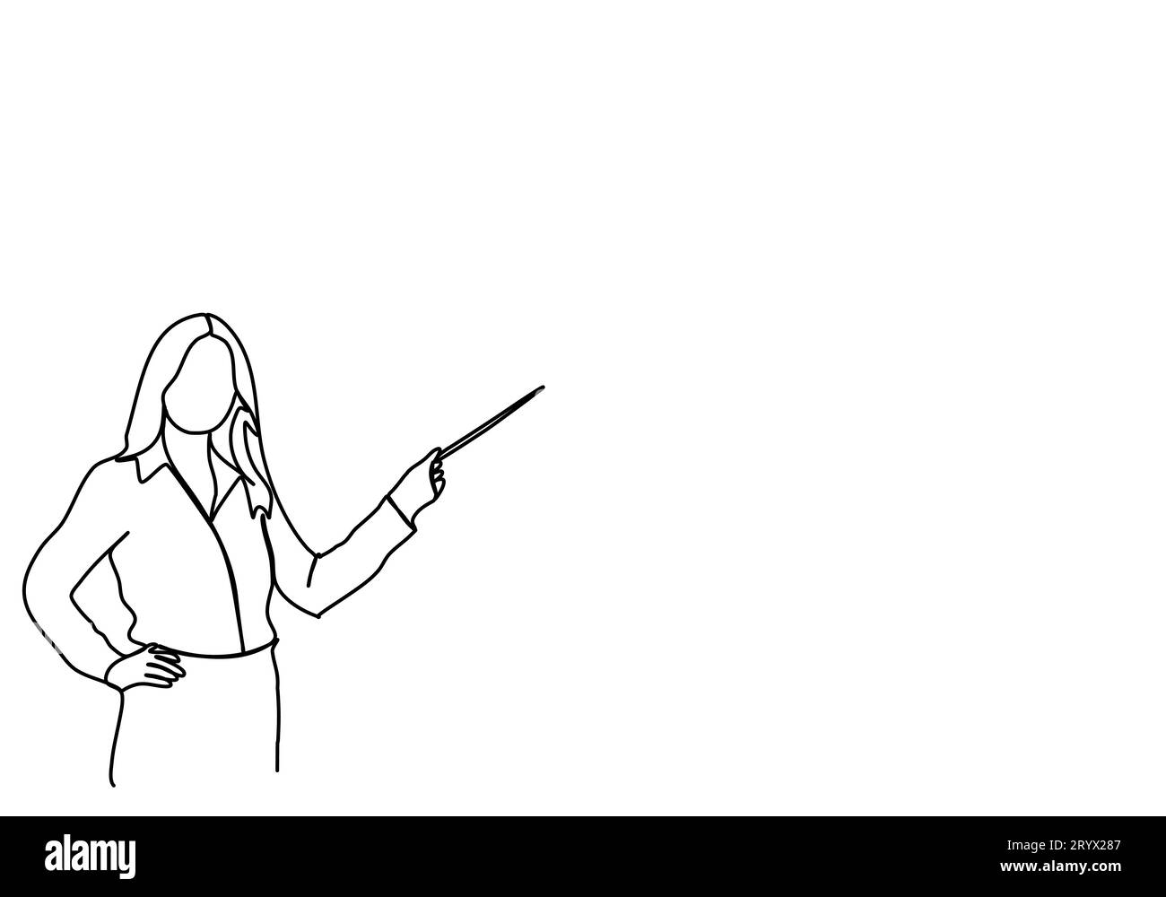 Teacher standing in front blackboard Cut Out Stock Images & Pictures ...