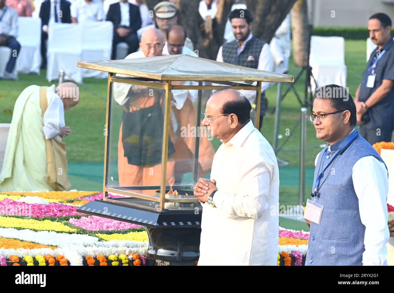 NEW DELHI, INDIA - OCTOBER 2: Lieutenant Governor of Delhi Vinai Kumar ...