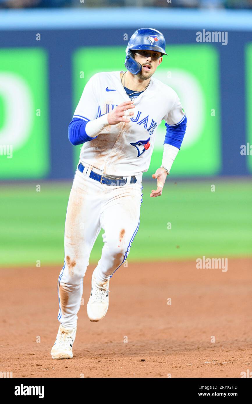 TORONTO, ON - SEPTEMBER 26: Toronto Blue Jays Infield Cavan Biggio (8 ...