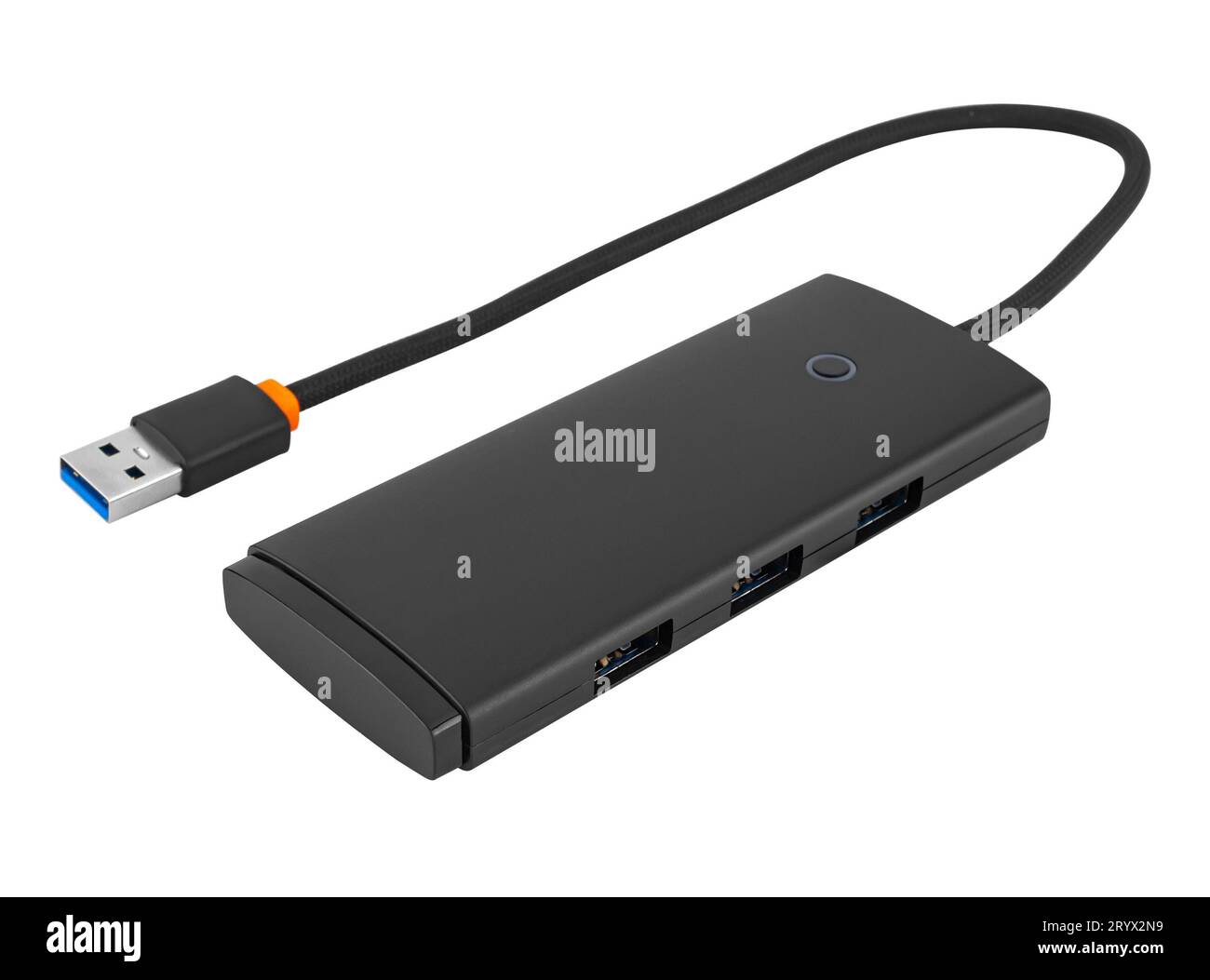 USB-Hub card reader isolated on white background Stock Photo - Alamy