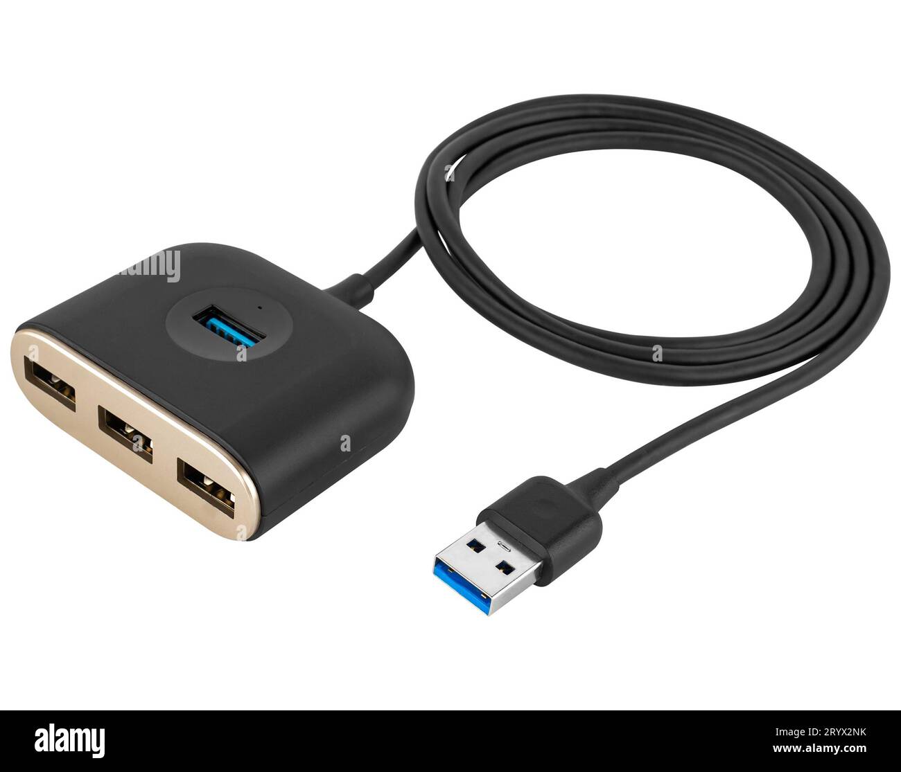 USB-Hub card reader isolated on white background Stock Photo - Alamy