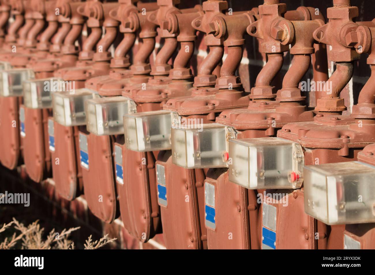 Wall with meters hi-res stock photography and images - Alamy