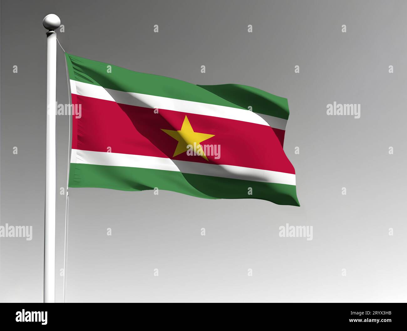 Suriname waving flag hi-res stock photography and images - Alamy