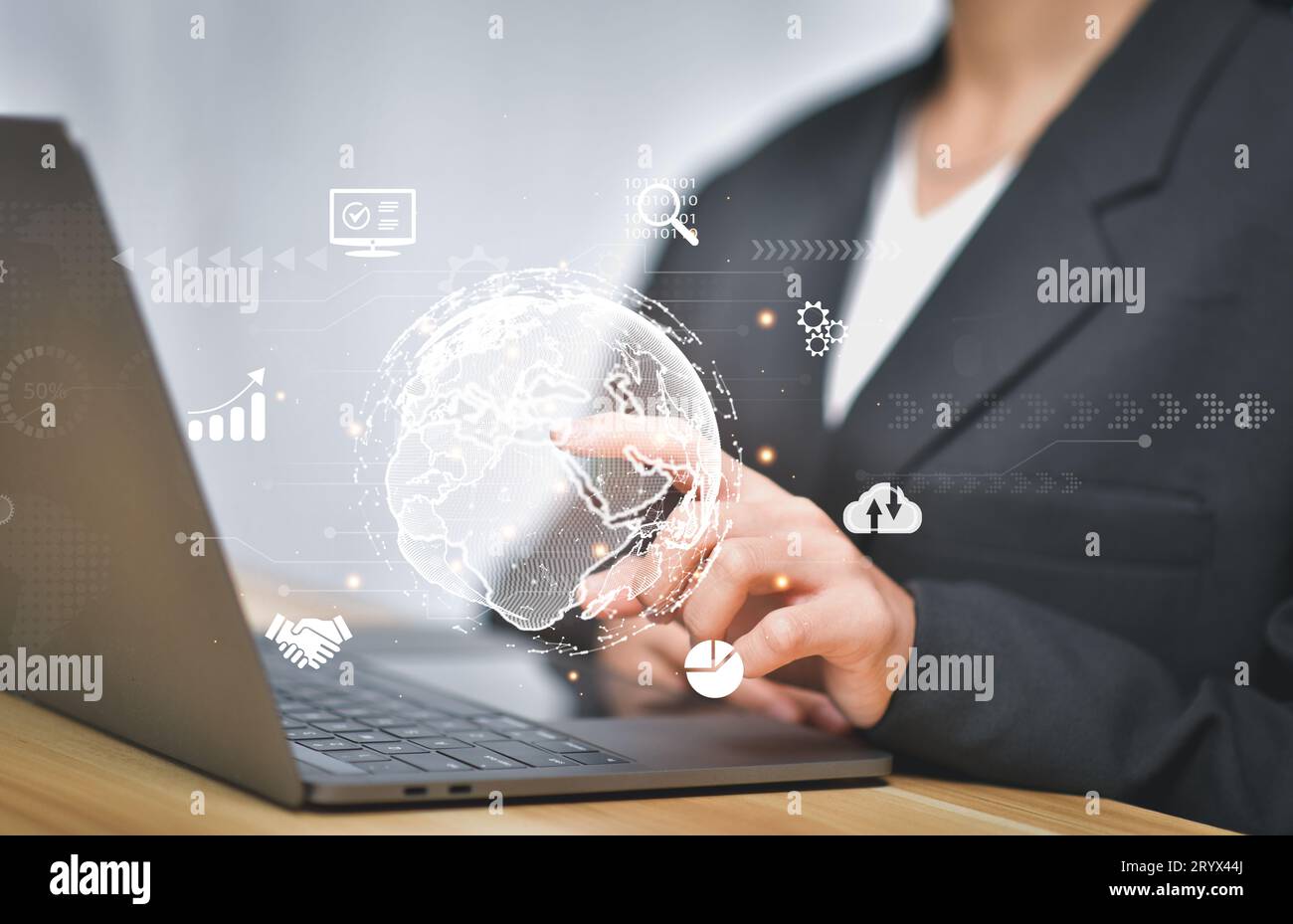 Computer server digital global technology hi-res stock photography and ...