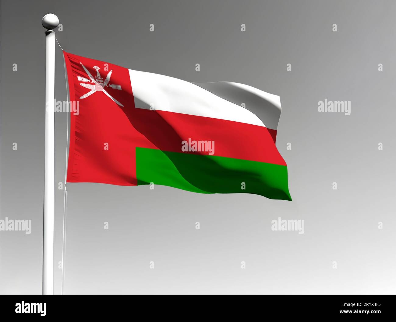 Oman national flag hi-res stock photography and images - Alamy