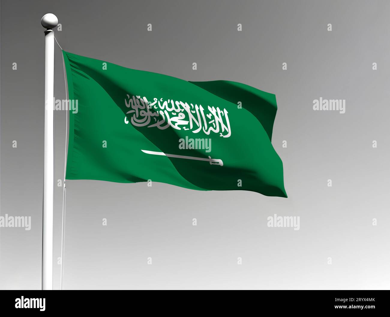 Saudi arabia national flag hi-res stock photography and images - Alamy