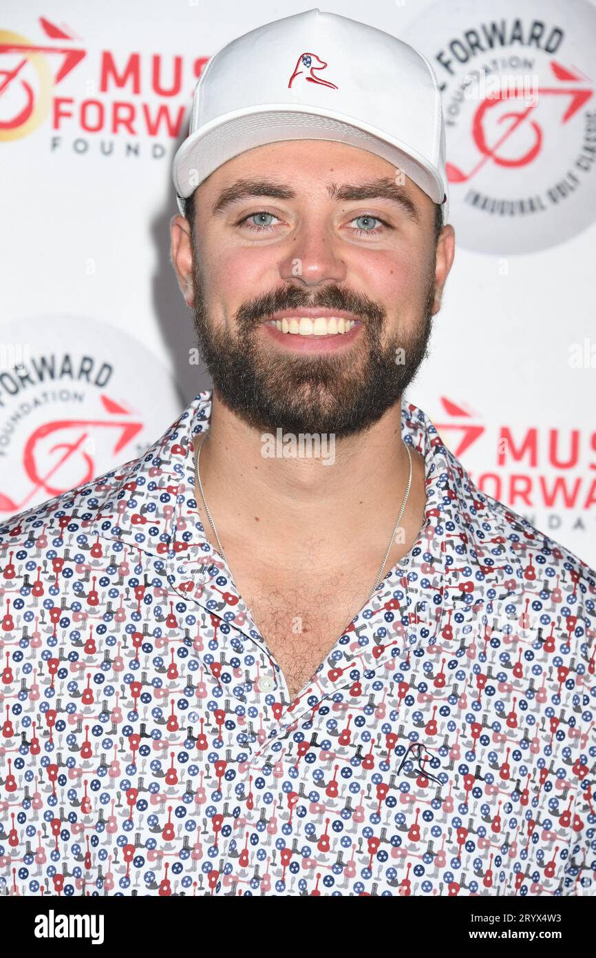 Tarzana, Ca. 2nd Oct, 2023. Chris Ruediger at El Caballero Golf Club in ...