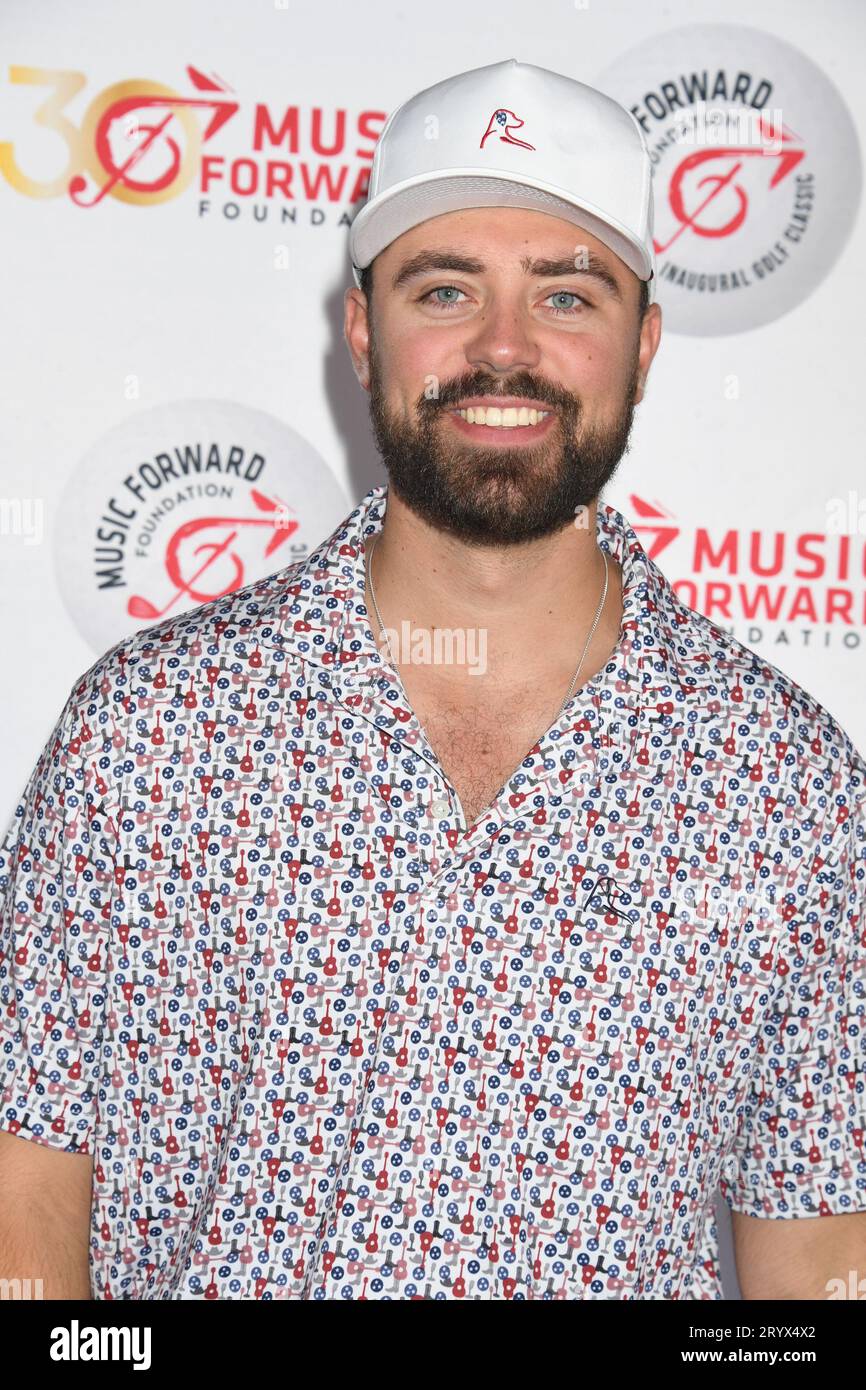 Tarzana, Ca. 2nd Oct, 2023. Chris Ruediger at El Caballero Golf Club in ...