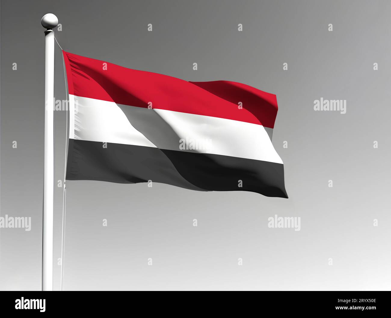 Yemen national flag hi-res stock photography and images - Alamy
