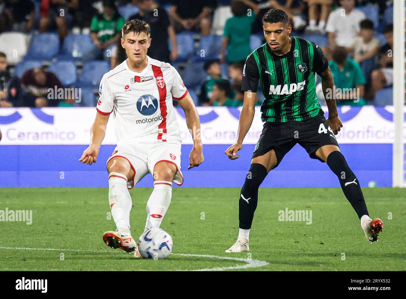 Reggio Emilia, Italy. 02nd Oct, 2023. Lorenzo Colombo (Monza) and Ruan ...
