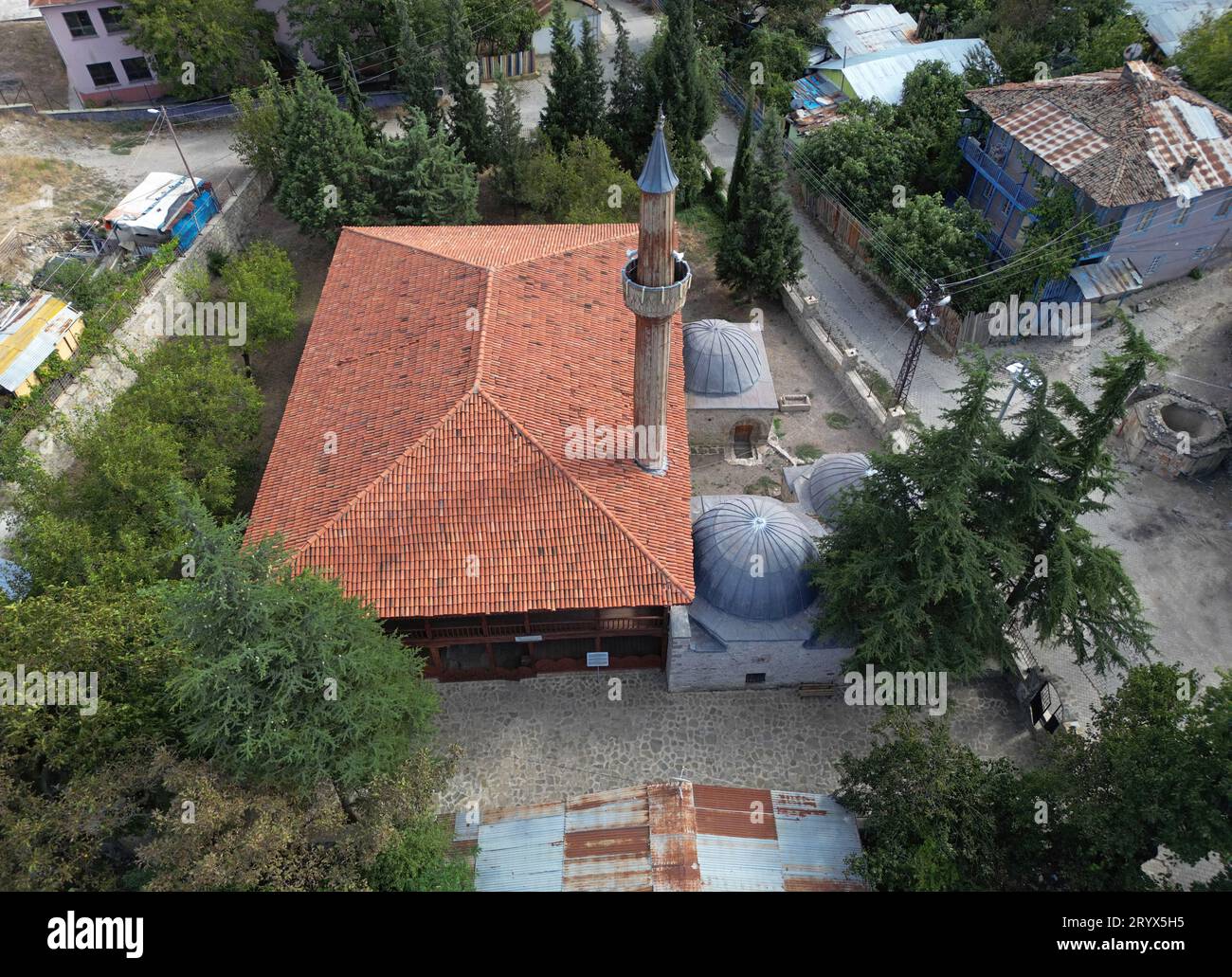 Iskender Pasha Mosque and tombs in Ardanuc, Artvin, Turkey, were built ...