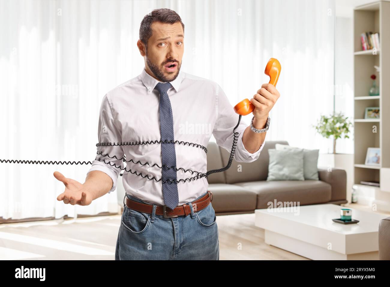 Man tied up hi-res stock photography and images - Alamy
