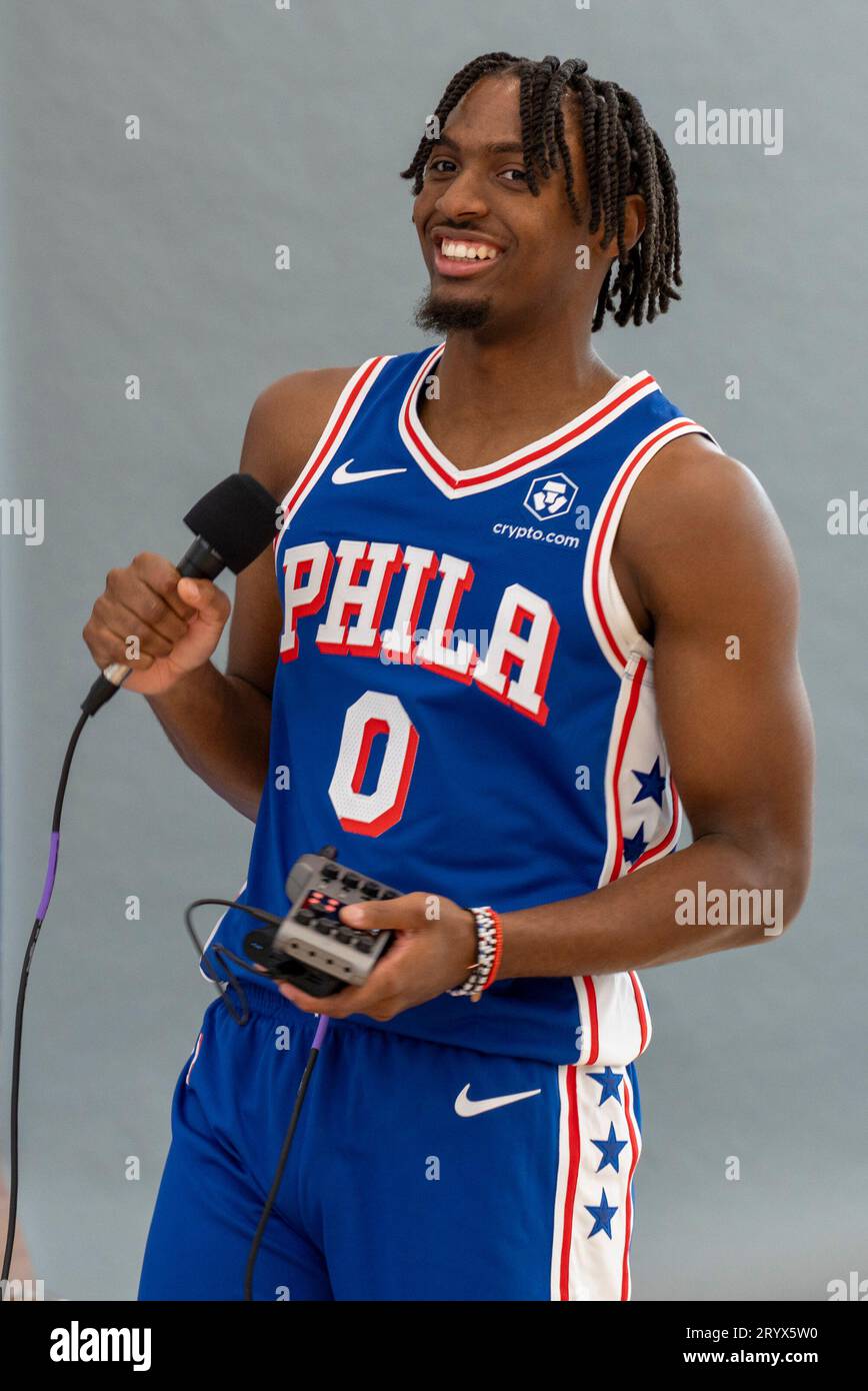 Philadelphia 76ers' Tyrese Maxey working on content for his podcast ...