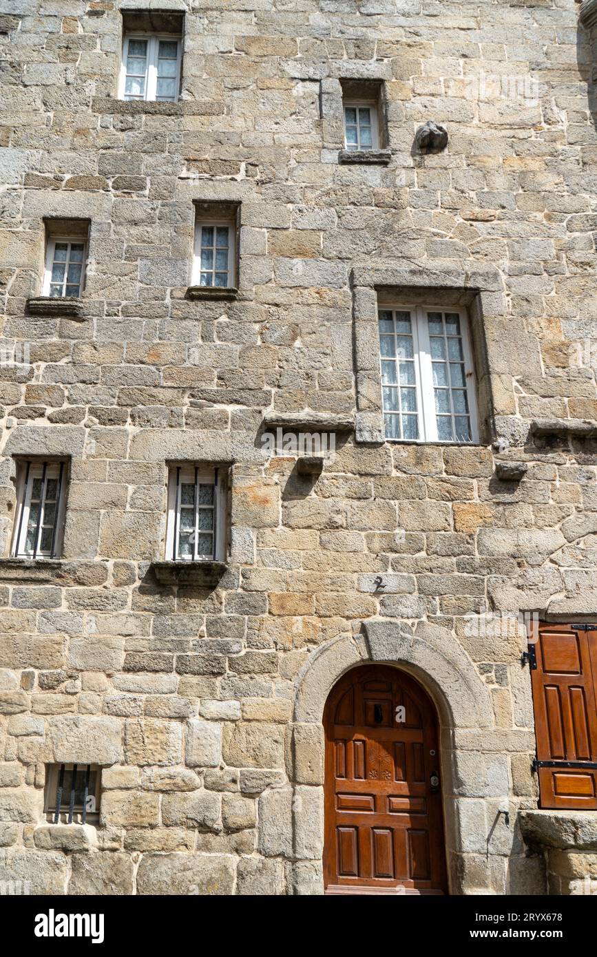 Renaissance house in Sant-Pol-de-Leon, Brittany Stock Photo - Alamy