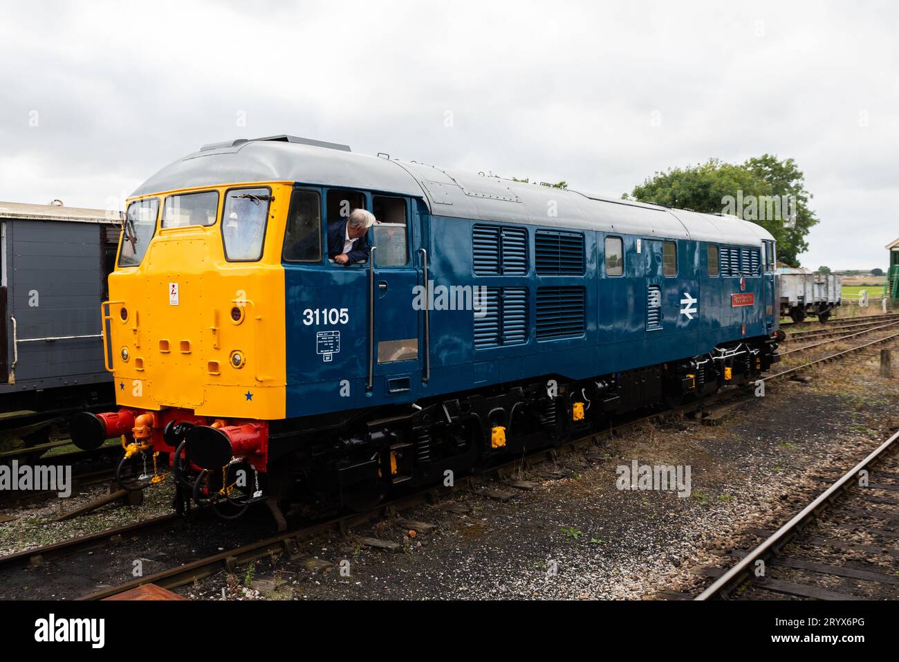 Class 31 diesel at Mangapps Railway Museum near Burnham on Crouch ...