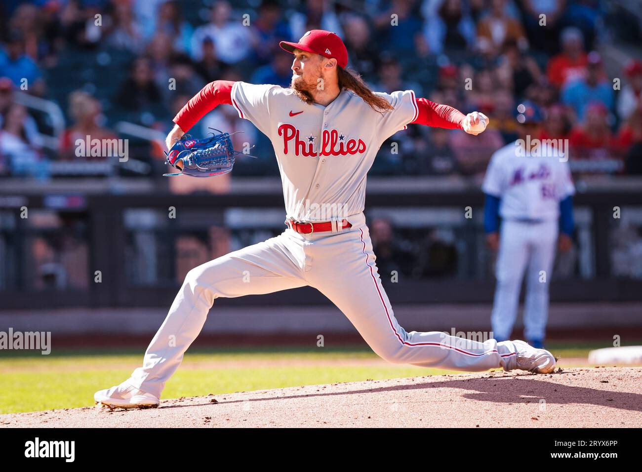 Oct 01 2023; New York City, New York, Philadelphia Phillies pitcher ...