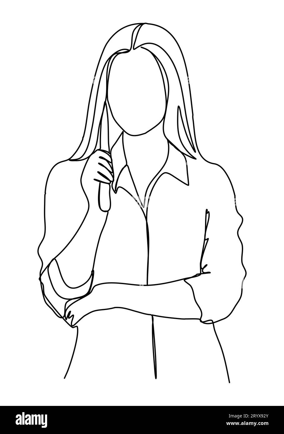 Student standing in front of the board Black and White Stock Photos ...