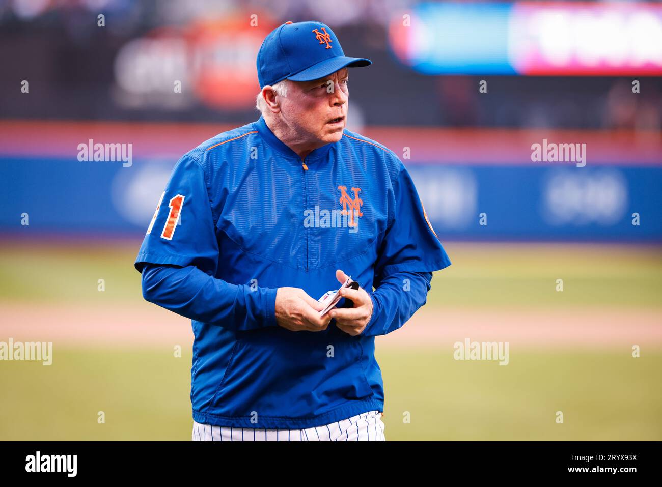 Oct 01 2023; New York City, New York, New York Mets manager Buck ...