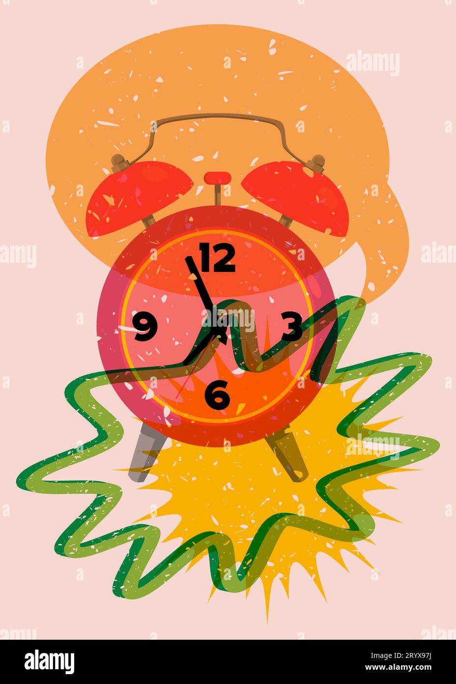 Waking up early in Stock Vector Images - Alamy