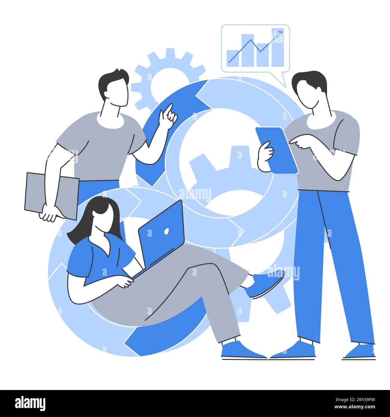 Devops Stock Vector Images - Alamy