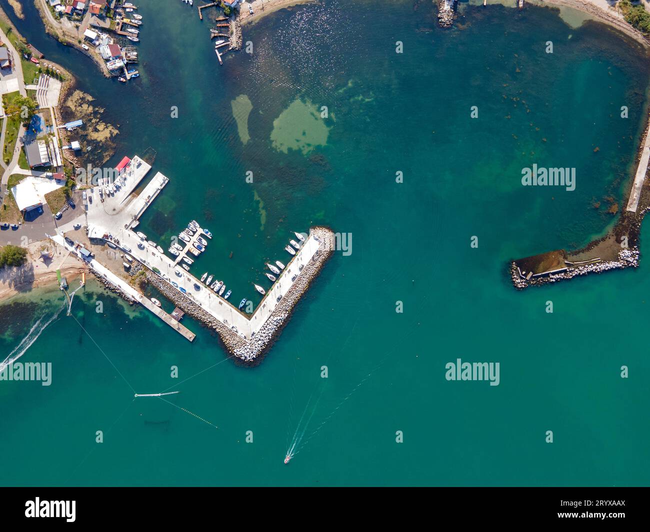 Aerial panorama of Chengene Skele - Fishing Village (Ribarsko Selishte ...