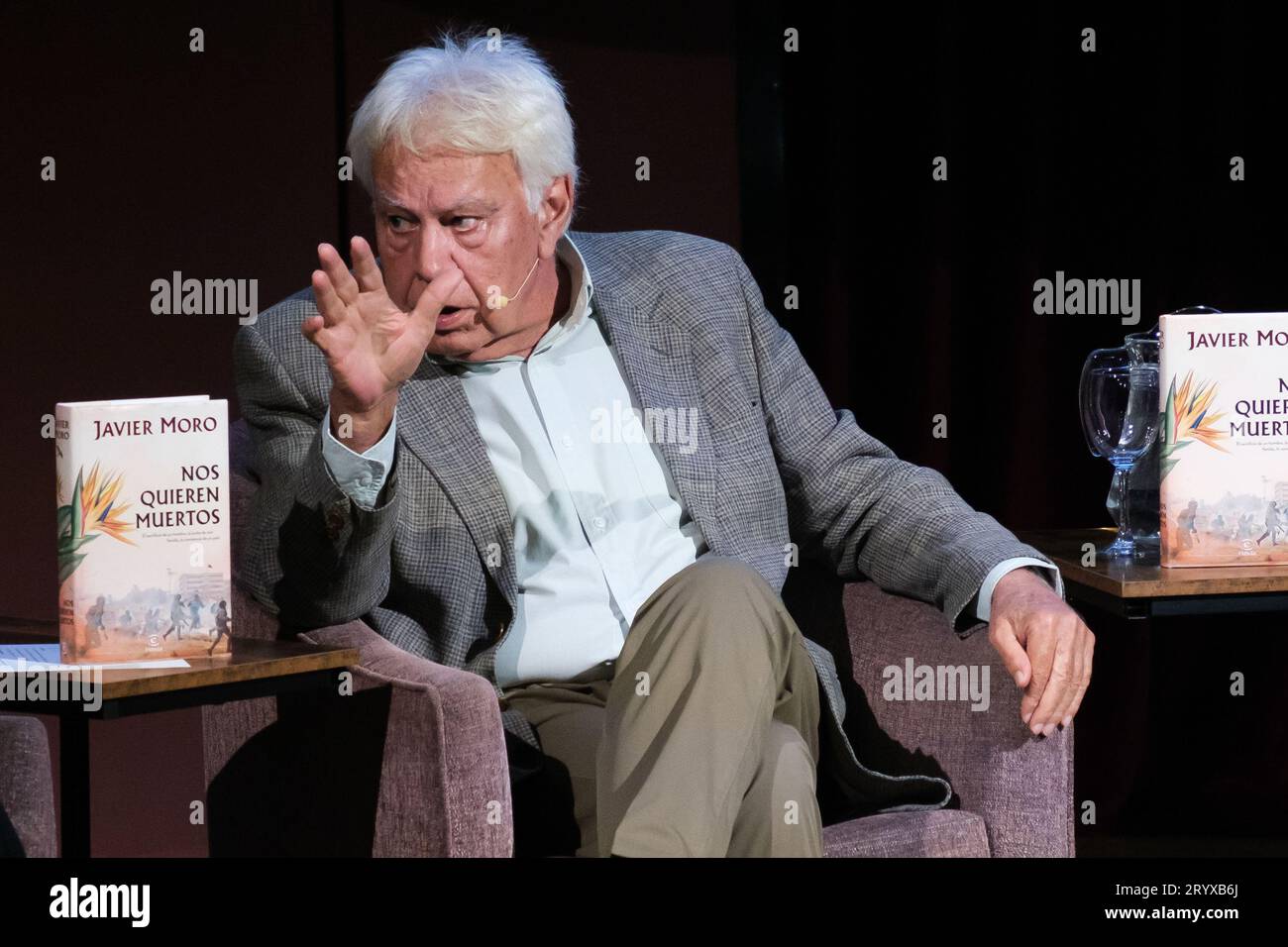 Felipe Gonzalez attend the presentation of the book "they want you dead ...
