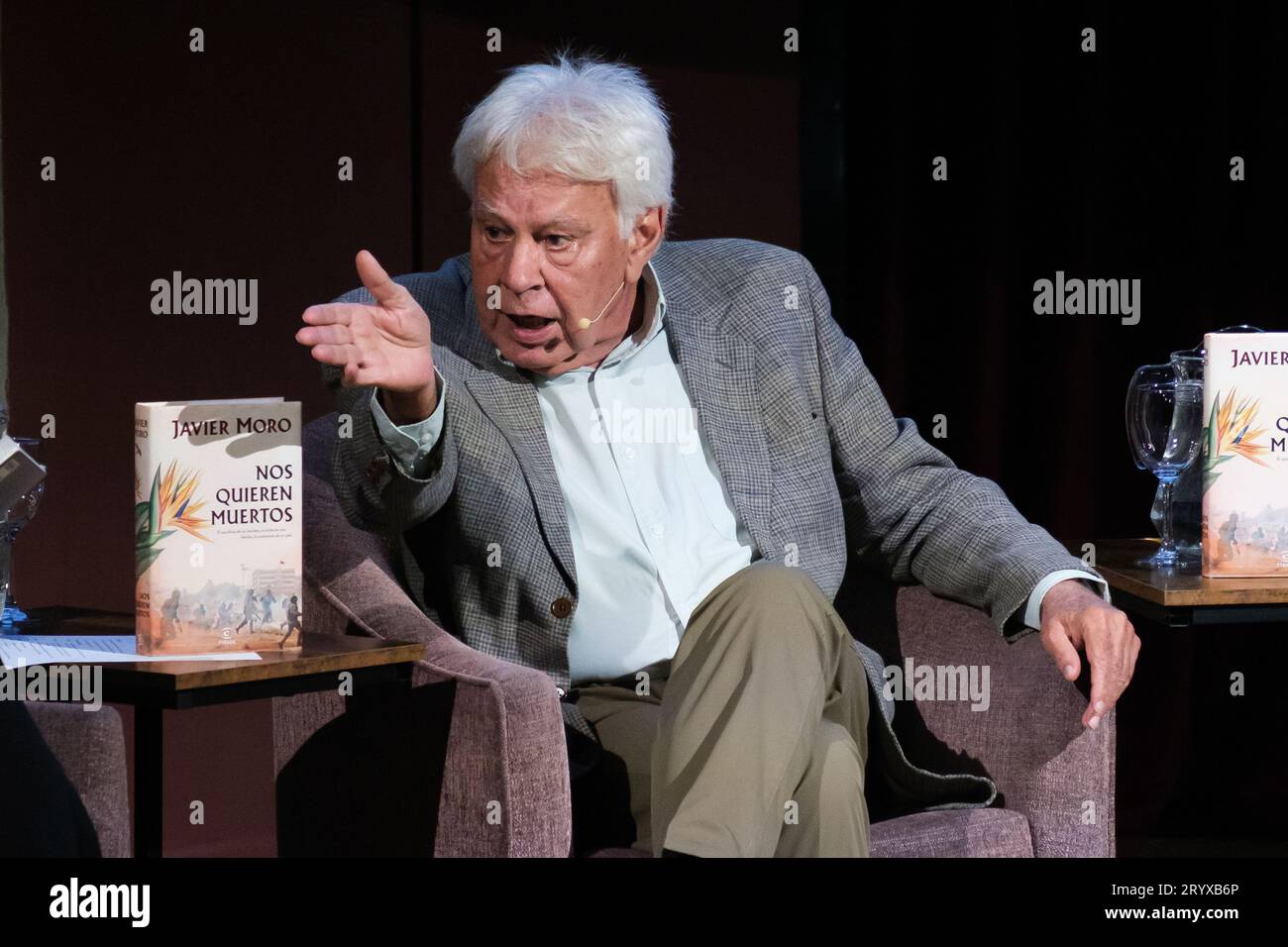 Felipe Gonzalez attend the presentation of the book "they want you dead ...