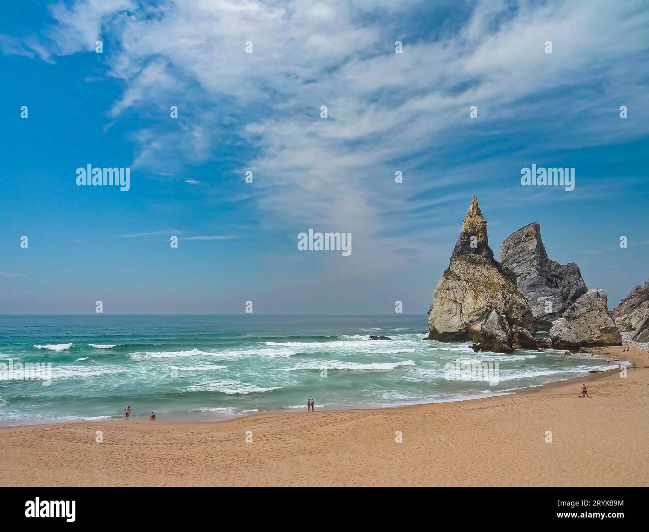 Praia da Ursa Beach, Sintra, Portugal Stock Photo - Alamy