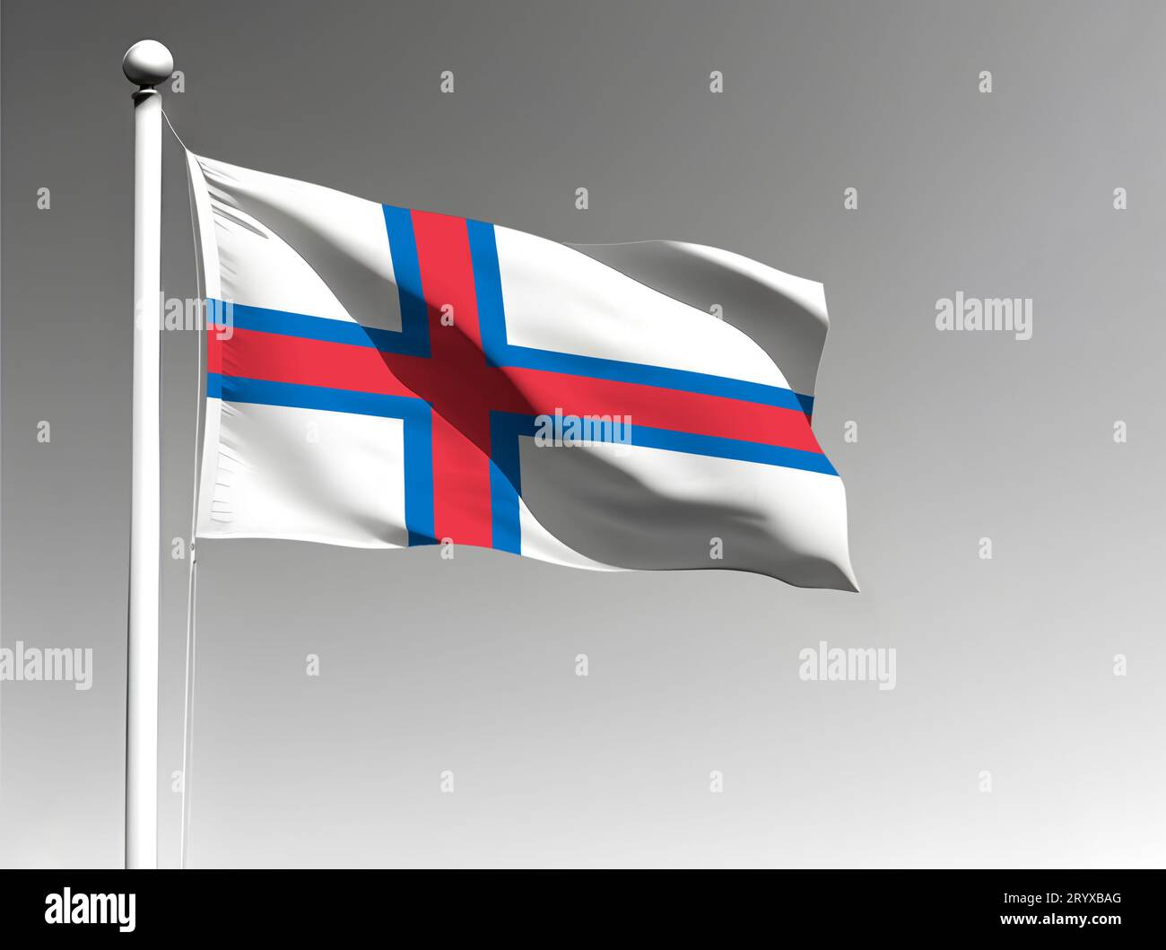 Waving flag of the faroe islands hi-res stock photography and images ...