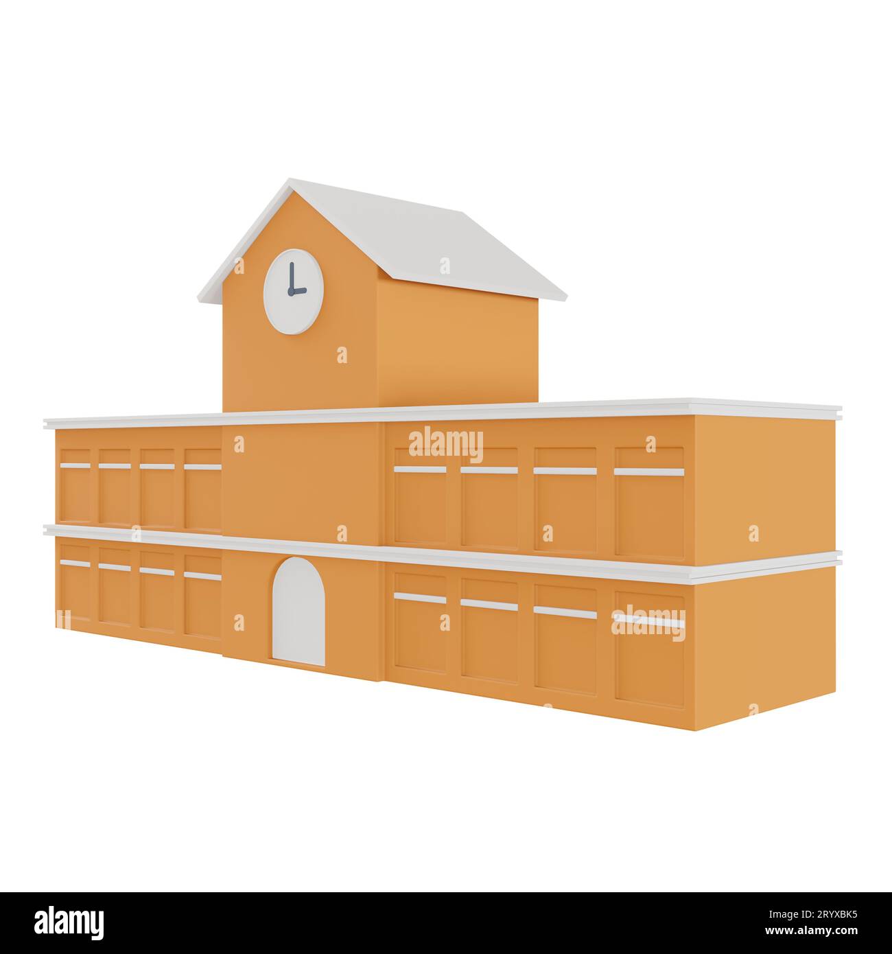 3d rendering of school Stock Photo - Alamy
