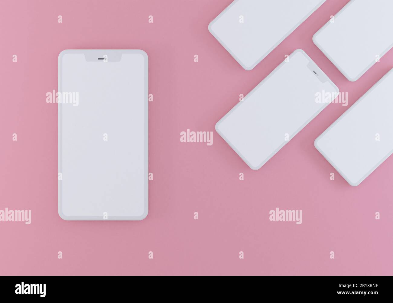 3d rendering smartphone copy hi-res stock photography and images - Alamy