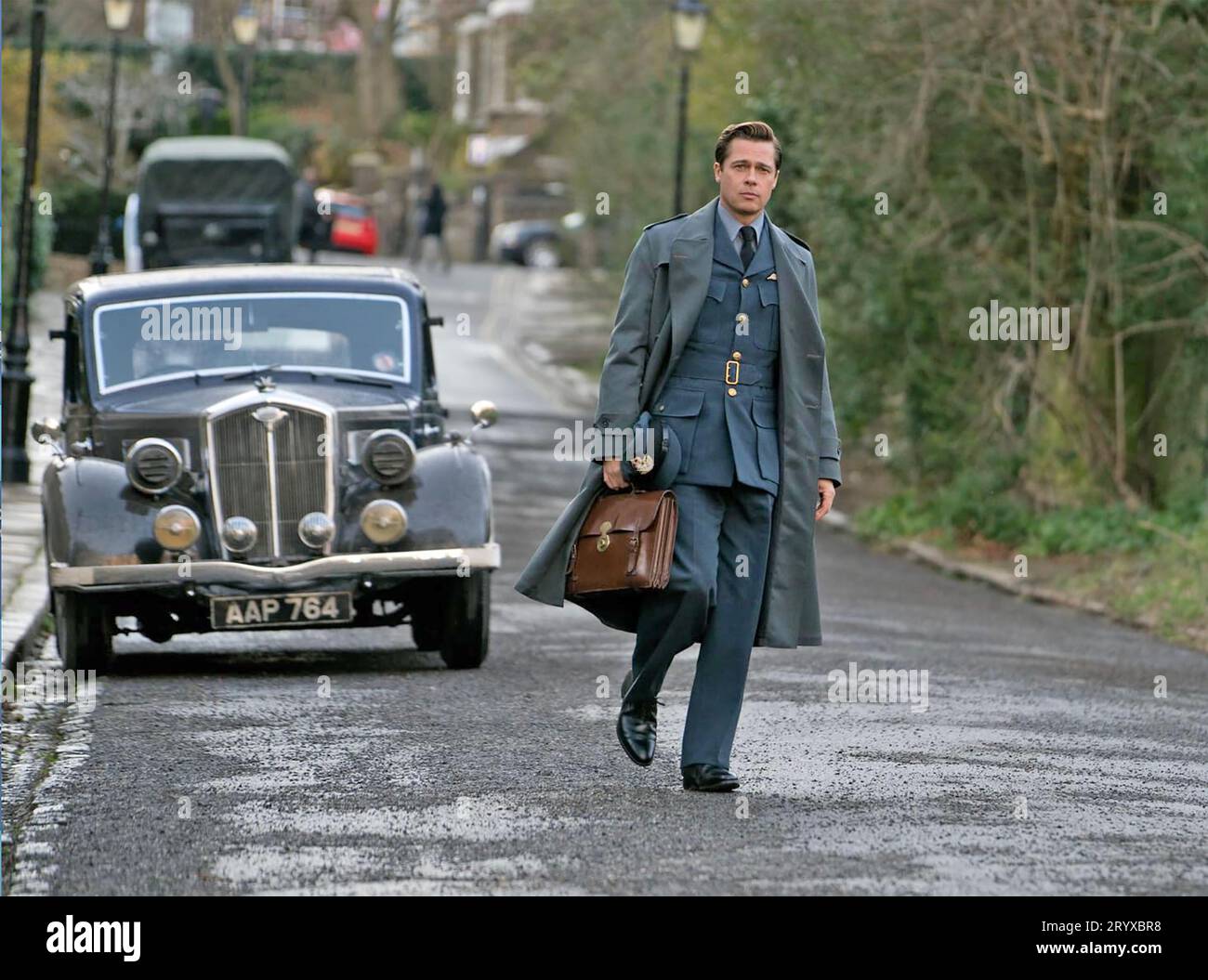 ALLIED 2016 Paramount Pictures film with Brad Pitt Stock Photo - Alamy