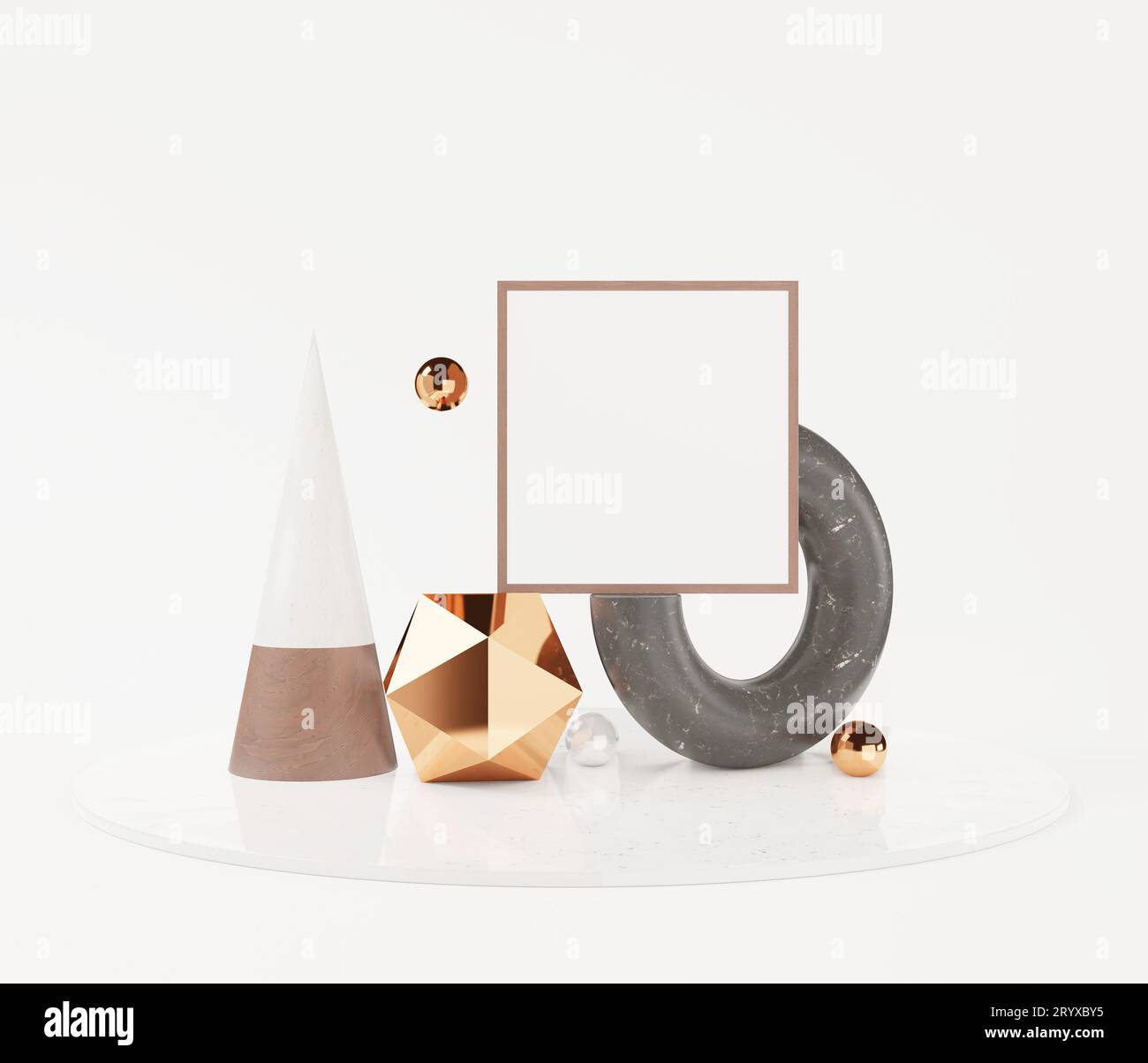 Abstract mock up white Scene Stock Photo - Alamy