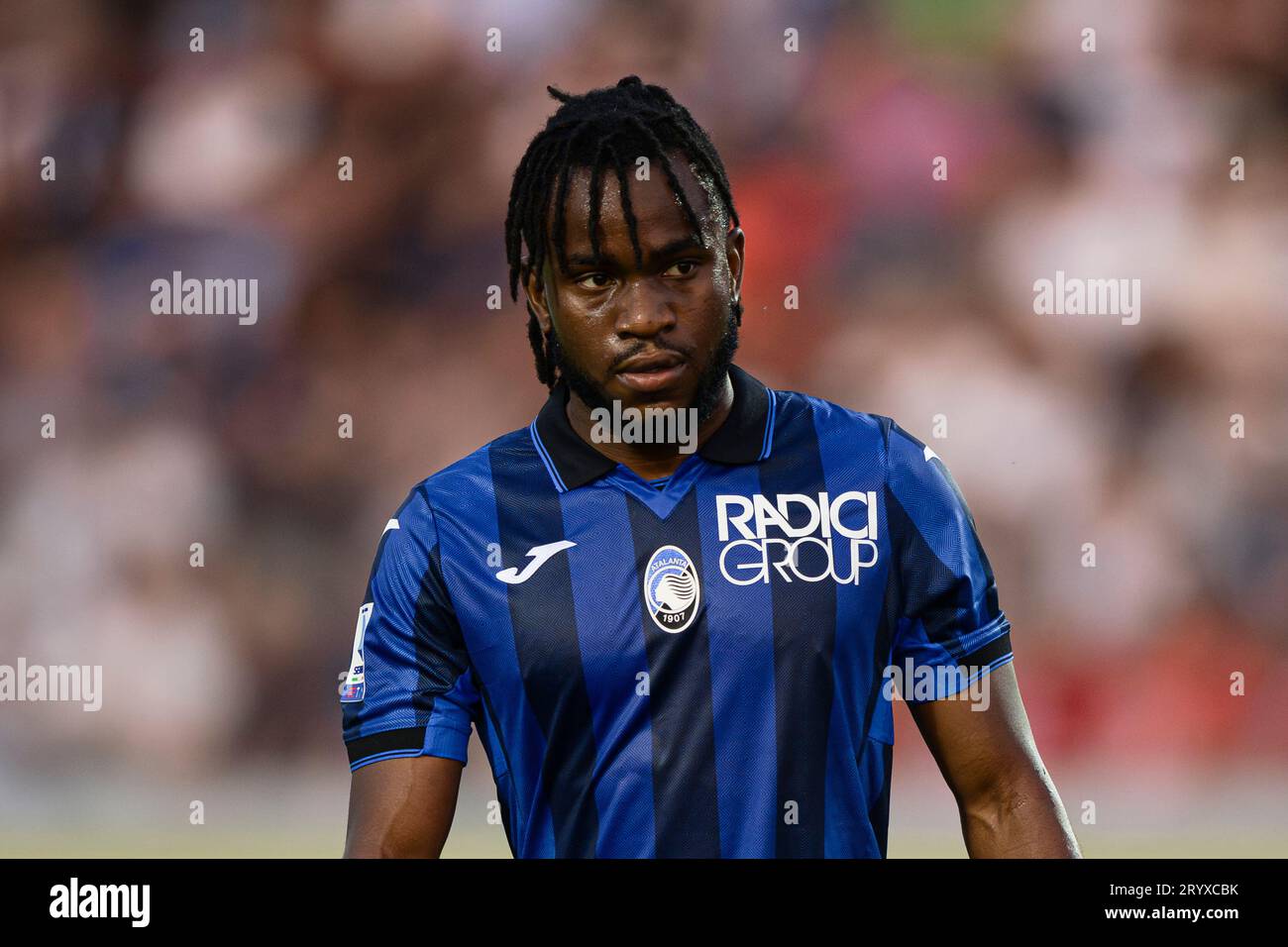 Ademola Lookman of Atalanta BC looks on during the Serie A football ...