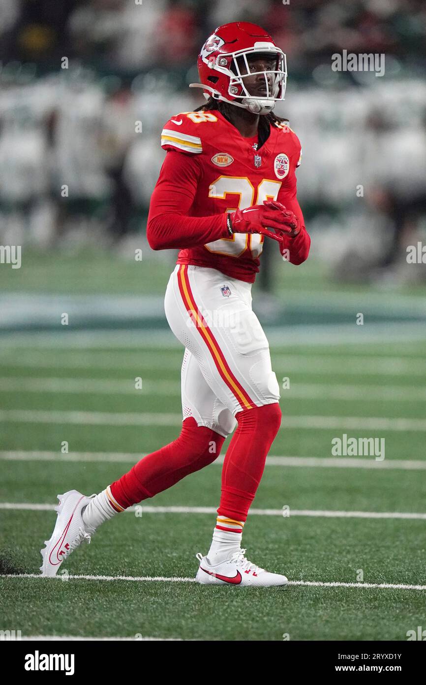 Kansas City Chiefs cornerback L'Jarius Sneed (38) during an NFL ...