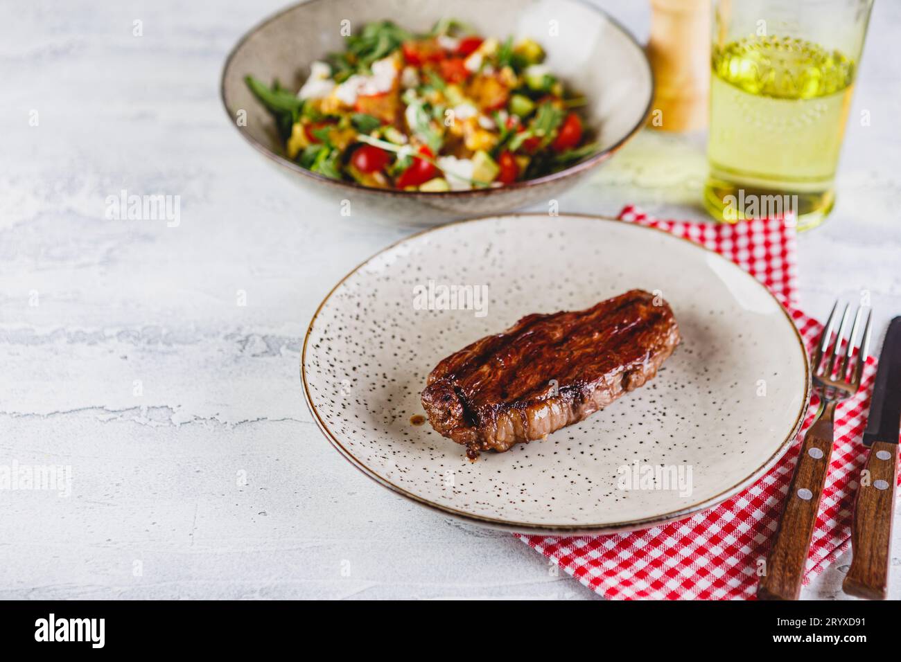 Delicious Beef Steak Stock Photo - Alamy