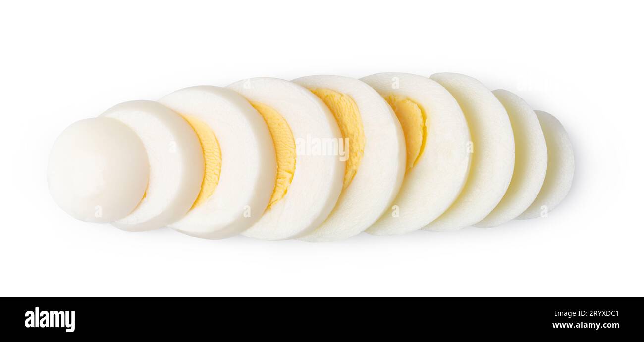 Top view natural organic egg Cut Out Stock Images & Pictures - Alamy