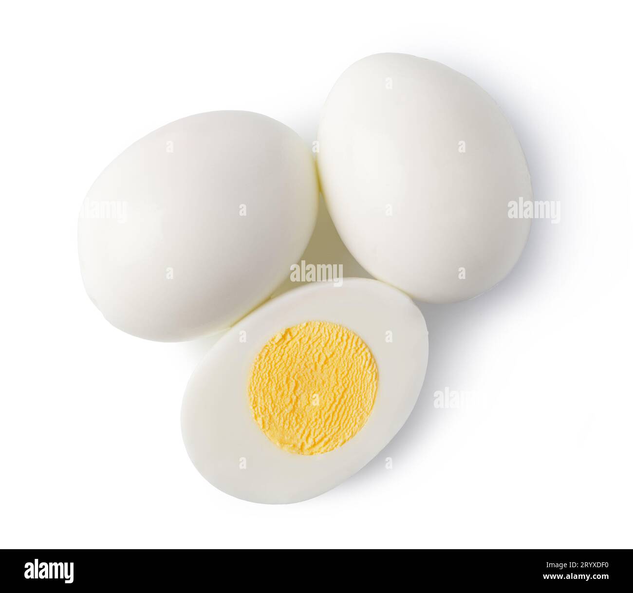 Boiled egg top cut Cut Out Stock Images & Pictures - Alamy