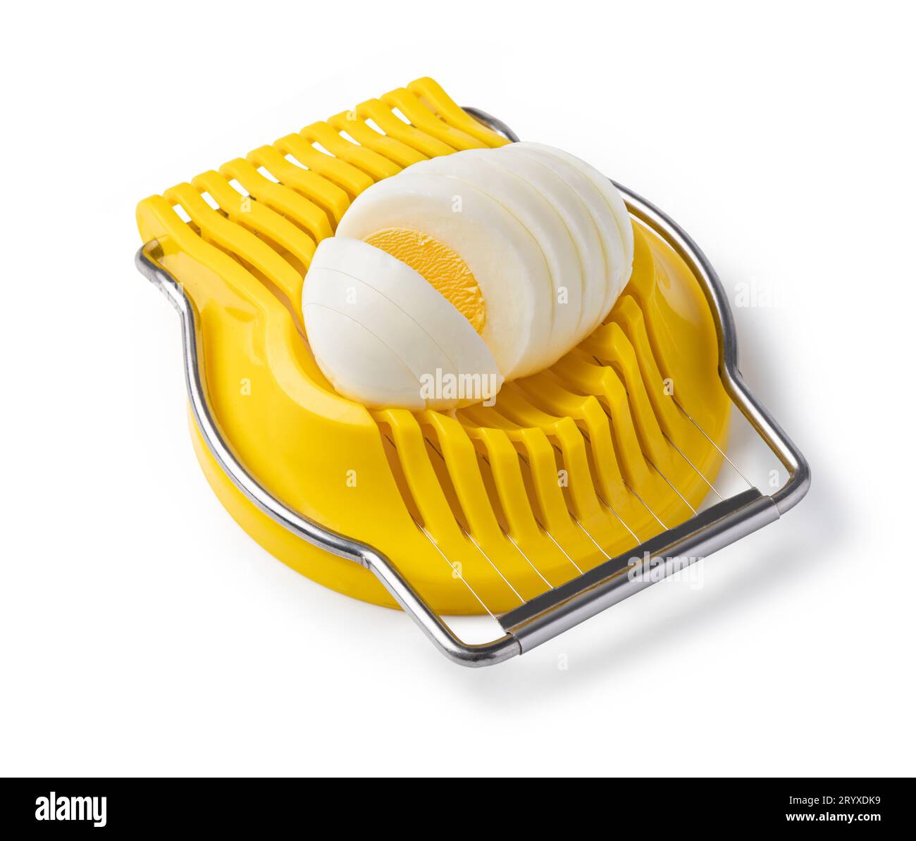 Boiled egg in slicer hi-res stock photography and images - Alamy